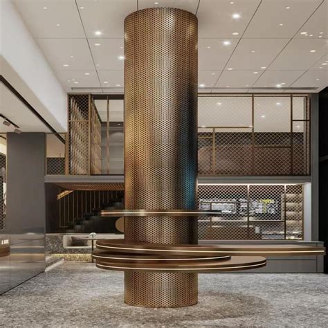 Stainless Steel Column Stainless Steel Ceiling Manufacturer Puci Metal