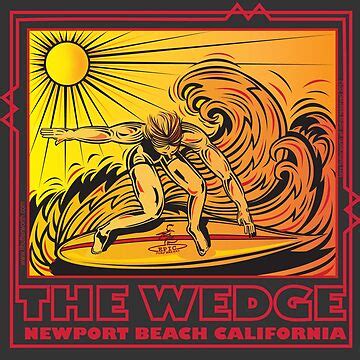 The Wedge Newport Beach California Poster For Sale By Theoatman