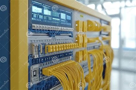 Rows Of Yellow Network Cables Connected To A Data Center Server Rack Representing Secure Data