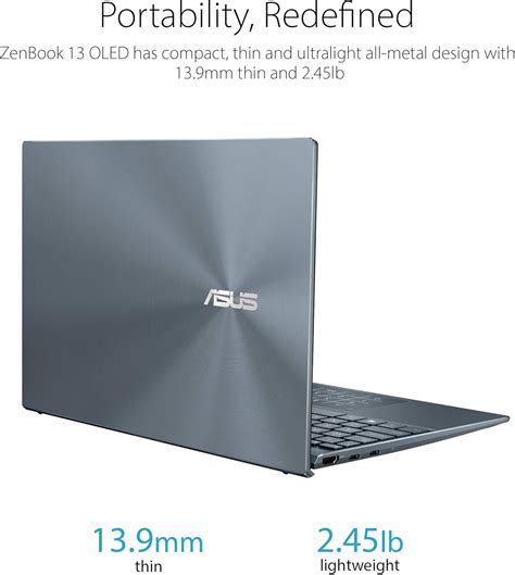 Buy ASUS ZenBook Ultra Slim Laptop OLED NanoEdge Intel Evo Platform I G GB