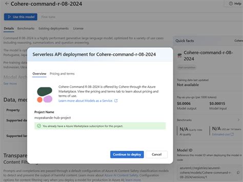 Deploy Models As Serverless Api Deployments Azure Ai Foundry Microsoft Learn