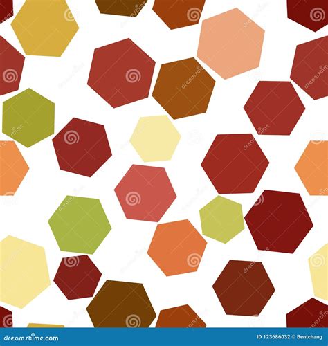 Seamless Shape Of Hexagon Abstract Geometric Background Pattern Template Surface Details