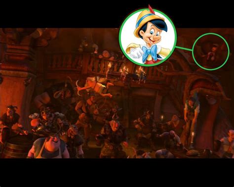 Pinocchio In Tangled Hidden Disney Characters Disney Secrets In