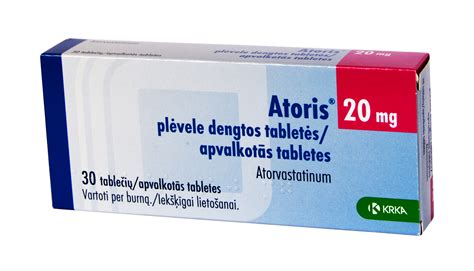 Atoris 20mg Tabletės N30