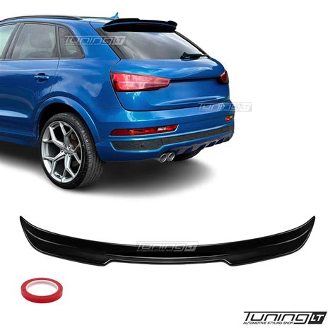 For Audi Q3 8u Trunk Roof Spoiler Mx Style Glossy Black