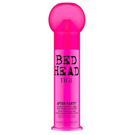 TIGI Bed Head After Party Smoothing Cream for Silky Shiny Hair, 3.4 ...