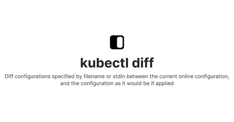 Kubectl Diff Fig