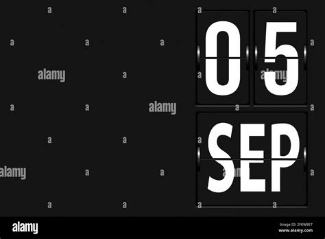 September 5th Day 5 Of Month Calendar Date Calendar In The Form Of A