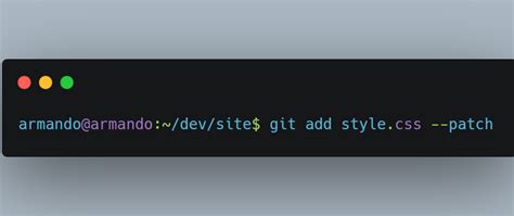 Git How To Commit Only Parts Of A File Dev Community