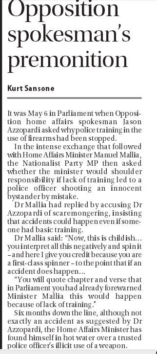 Jason Azzopardi Was So Right To Hound Manuel Mallia In Parliament