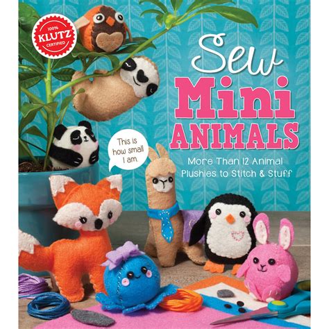 Klutz Sew Mini Animals Book Kit Michaels