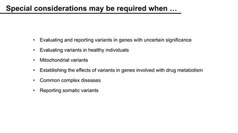 Acmg Guidelines 2015 How To Interpret Dna Variants Todays Paper