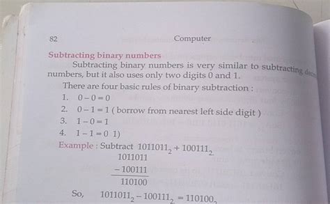82 Computer Subtracting Binary Numbers Subtracting Binary Numbers Is Very