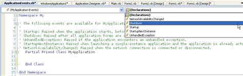 On App Closing Event Solved Daniweb