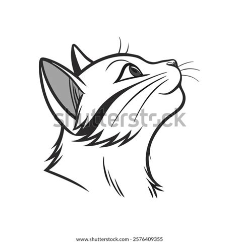 Cute Cate Character Vector Logo Designcute Stock Vector Royalty Free 2576409355 Shutterstock
