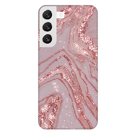 Marble Silicone Case θήκη για Samsung Galaxy S23 Pink Thikimania