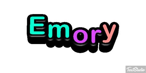 Emory Nombre Diseños De Logotipos  Animados