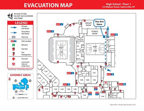 Fire Evacuation Maps Fire Safety Building Maps