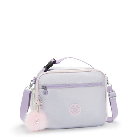 Lancheira Ermy Silver Glow Met Kipling Kipling