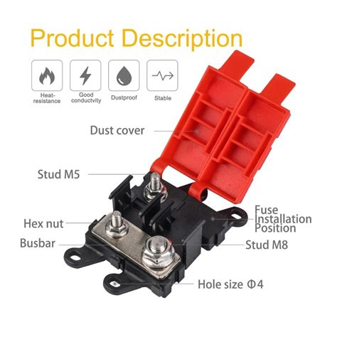 Midi Modular 3 Fuse Holder Module Busbar คุณภาพสูง Midi Modular 3 Fuse
