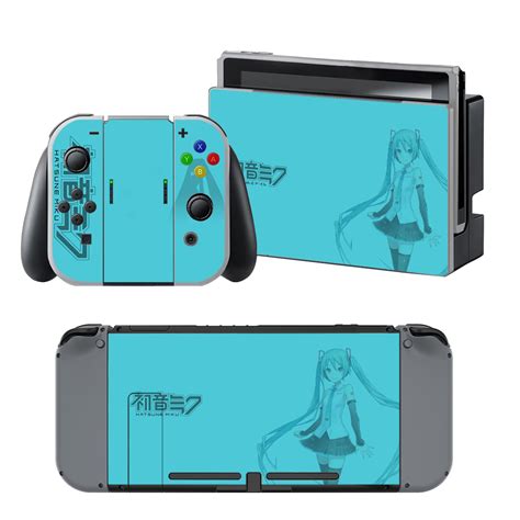 Hatsune Miku Cover Vinyl Decal For Nintendo Switch Console Sticker Skin