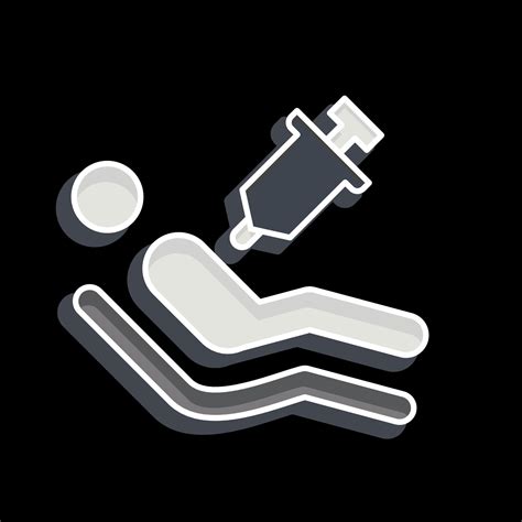 Icon Euthanasia Related To Seath Symbol Glossy Style Simple