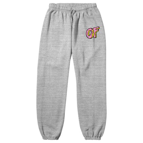 Of Classic Logo Sweatpants Heather Grey Odd Future Ofwgkta
