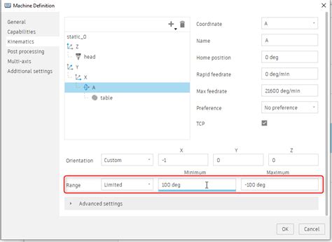 Limit 4th Axis Motion Autodesk Community