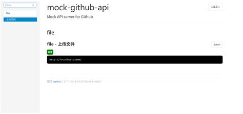 node js api文档生成 Blog