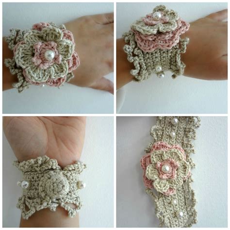 Crochet Bracelet Free Pattern Easy Tuto Bracelet Perle Et Crochet