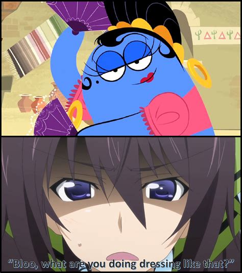 Houki Shinononos Reaction Bloo In A Dress By Ian2x4 On Deviantart