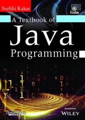 Textbook Of Java Programming Technology Books Wiley India