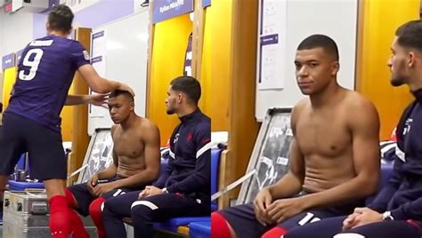 Giroud Qui Décoiffe Mbappé La Séquence Fait Le Buzz Sur Internet Mouv