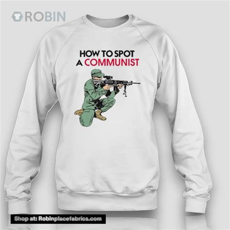 Matt Maddock Wearing How To Spot A Communist Unisex Shirt Robinplacefabrics