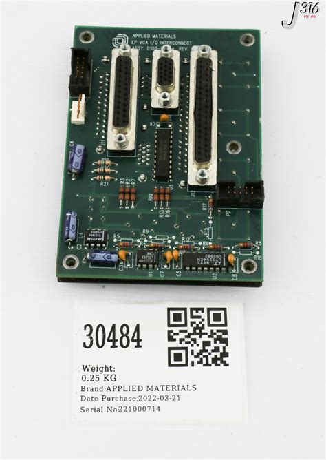 APPLIED MATERIALS PCB ASSY EP VGA I O INTERCONNECT J Gallery