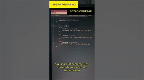 Efeito Pulsar No Botão Comprar Da Loja Virtual Nuvemshop Animação Css