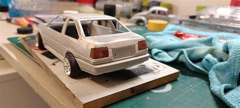Converting This Aoshima Ae86 Hatchback To Coupe Rmodelcars