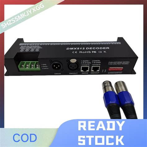 Channel RGB DMX Decoder LED Strip Controller A DMX Dimmer PWM Driver Input DC V CH