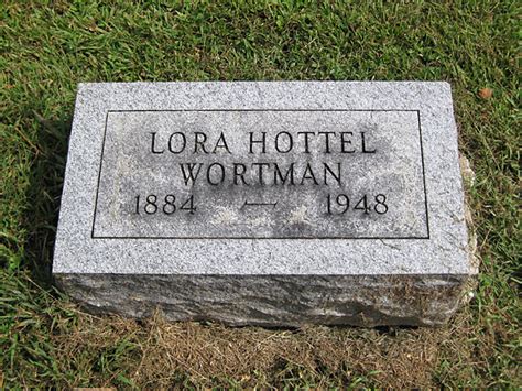 Lora Ella Hottel Wortman 1884 1948 Homenaje De Find A Grave
