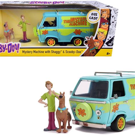 The Mystery Machine With Shaggy And Scooby Doo Figurines Scooby Doo