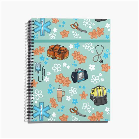Paramedic Emt Spiral Notebook Journal Ilanas Creative Co