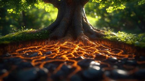 Root System Complex Underground Structure Enhancing Water Absorption