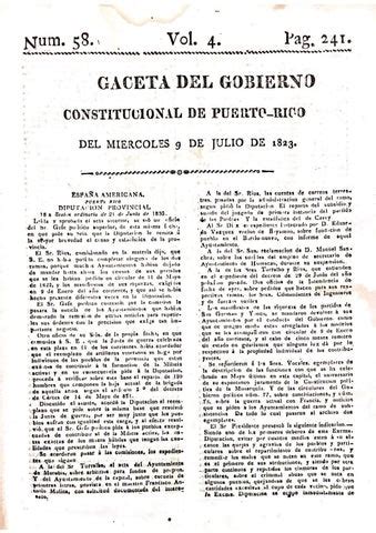 La Gaceta De Puerto Rico By La Colección Puertorriqueña Issuu