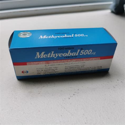 Methycobal 500ug 100 Tablets Health And Nutrition Health Supplements