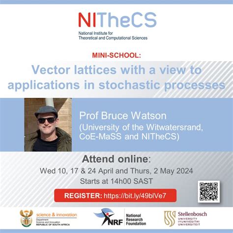 Nithecs Mini School On Vector Lattices National Institute For Theoretical And Computational