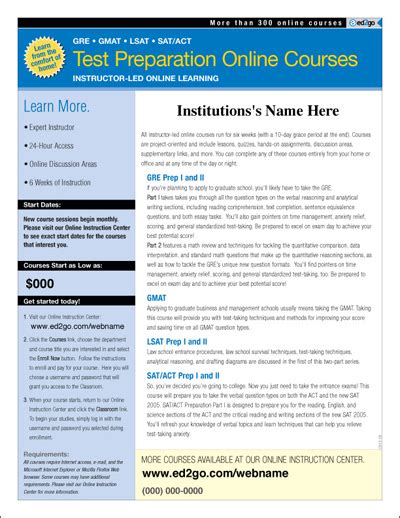 Test Preparation Courses Ed2go Partner Site