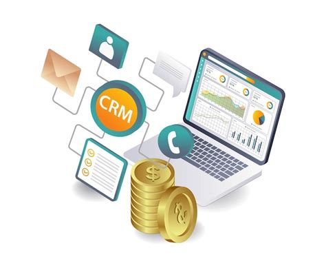 Premium Vector Crm Data Analysis For Business Development