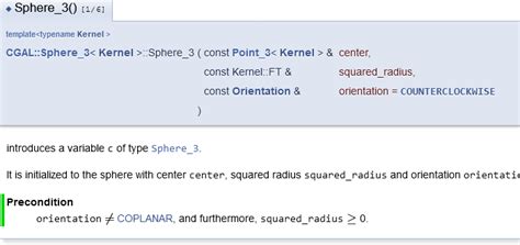 Kernel23 Inconsistent Documentation · Issue 6891 · Cgalcgal · Github