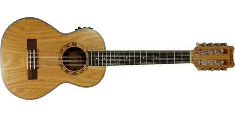Freshman Ukashte8 Ash 8 String Tenor Ukulele With Pickup And Tuner