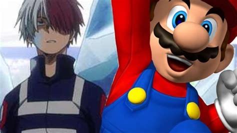 My Hero Academia Arte Transforma Todoroki Em Toad De Mario Bros